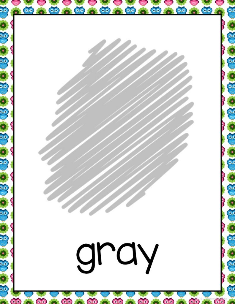 Blue & Pink Owl Printable Color Poster Signs - Made By Teachers