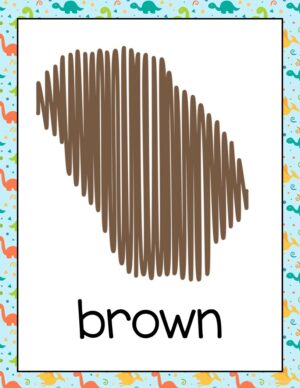 Dinosaur Printable Color Poster Signs | Made By Teachers