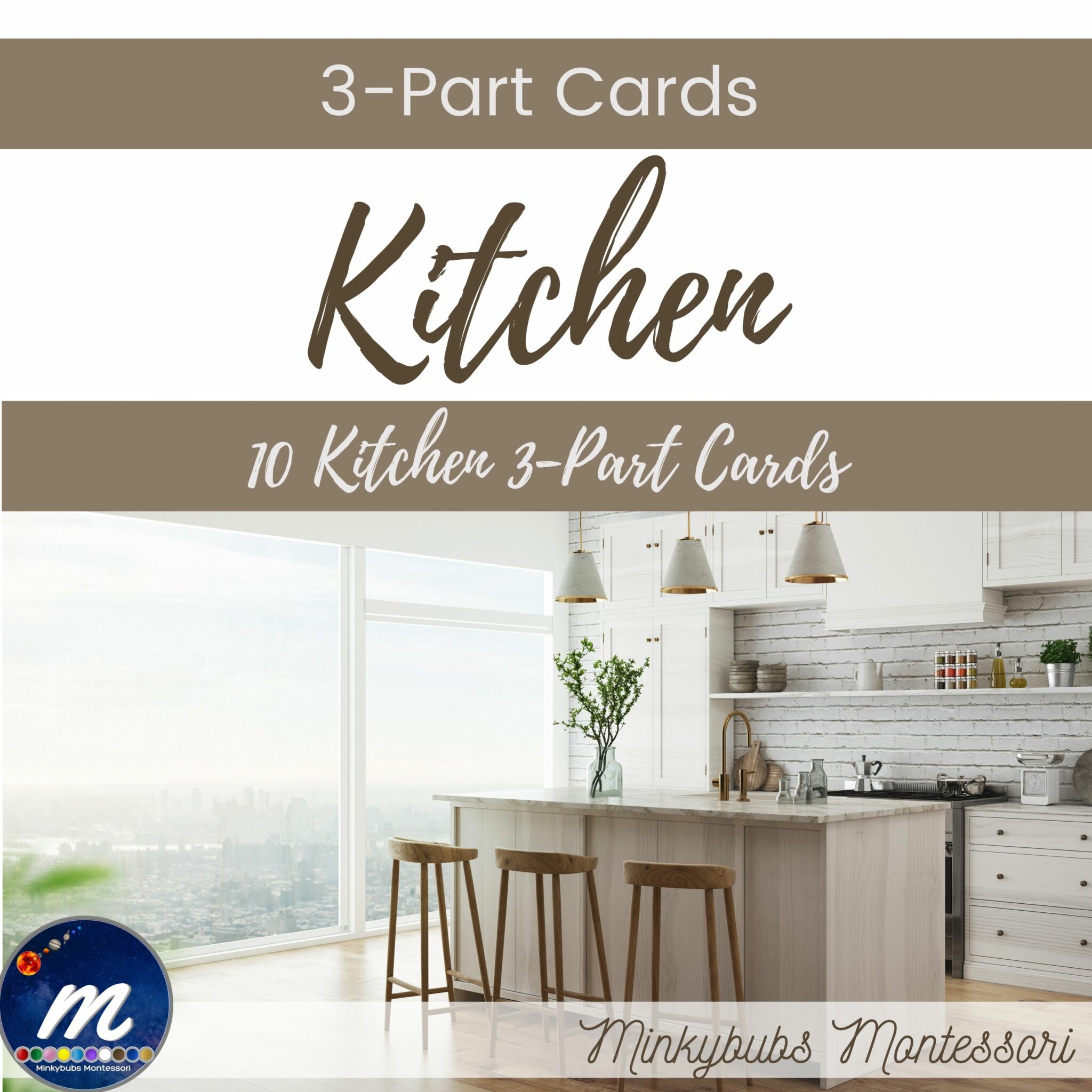Kitchen Appliance 3 Part Cards | Made By Teachers