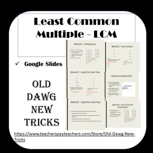 Least Common Multiple Worksheet | Made By Teachers