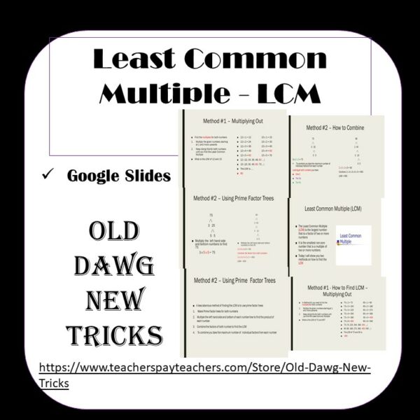 Least Common Multiple Google Slides Presentation | Made By Teachers