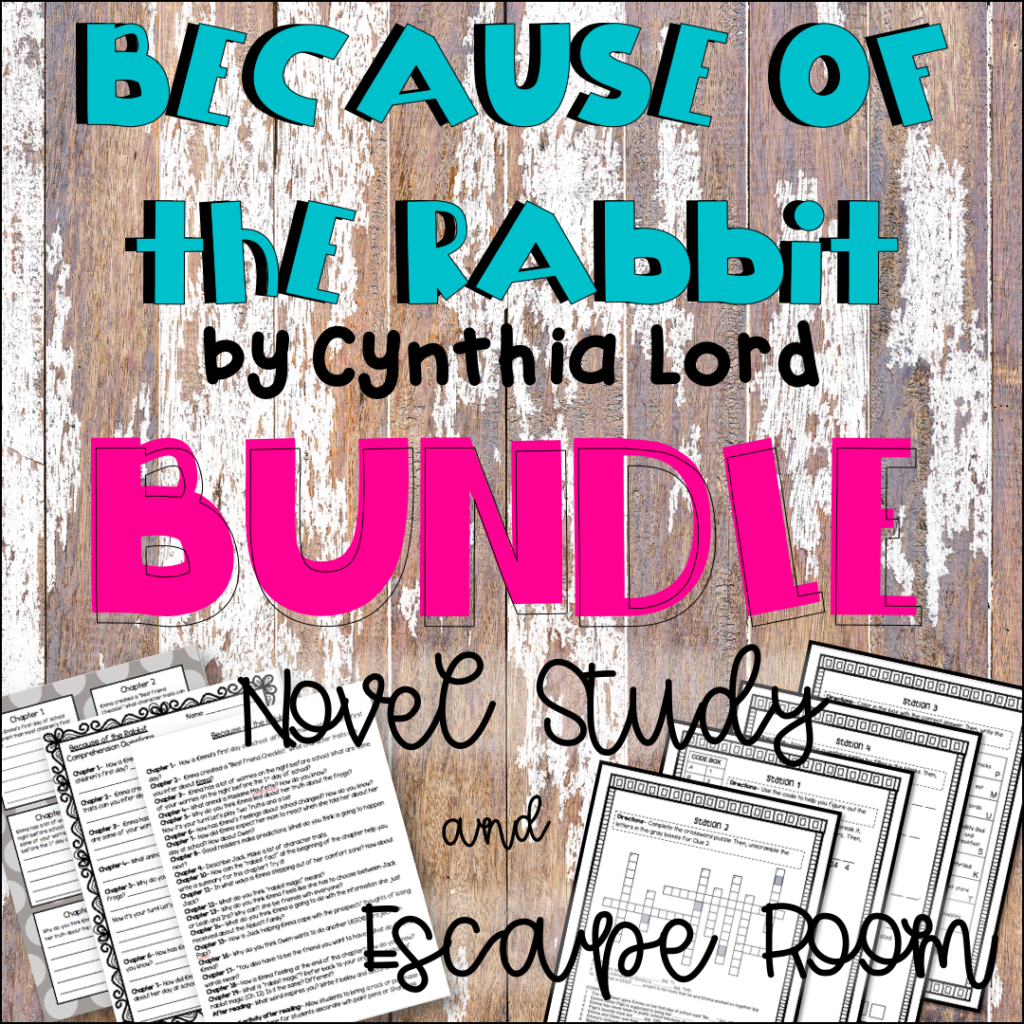 Because of the Rabbit BUNDLE | Made By Teachers