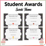 Editable Student Awards Sweets Theme - Made By Teachers