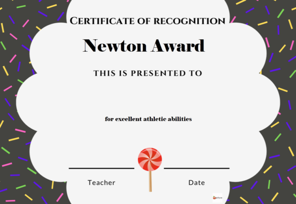 Editable Student Awards Sweets Theme - Made By Teachers