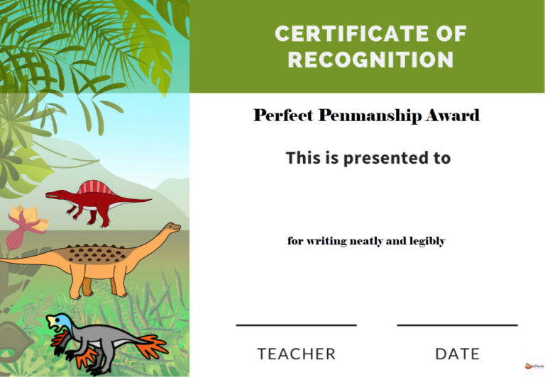Editable Student Awards Dinosaur Theme - Made By Teachers
