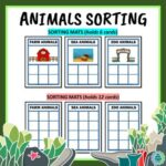 Sea, Farm and Zoo Animals Sorting Real Photos - Made By Teachers