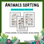 Sea, Farm and Zoo Animals Sorting Real Photos - Made By Teachers