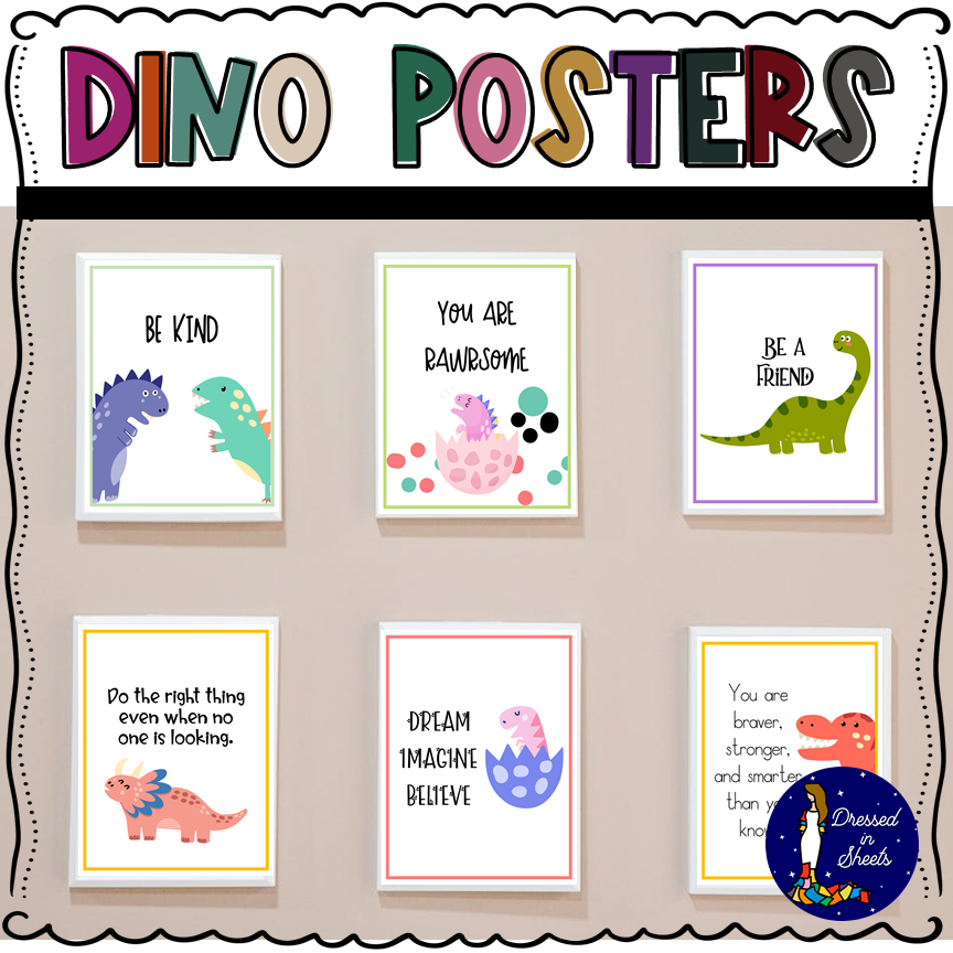 Inspirational Dinosaur Posters | Made By Teachers