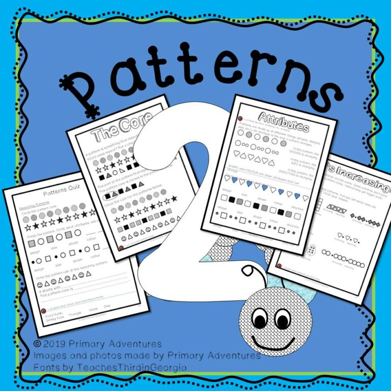 Patterns Unit - Repeating, Increasing, Decreasing | Made By Teachers
