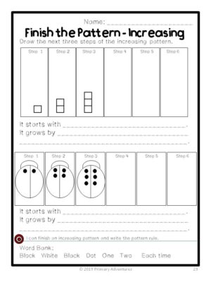 Patterns Unit - Repeating, Increasing, Decreasing | Made By Teachers