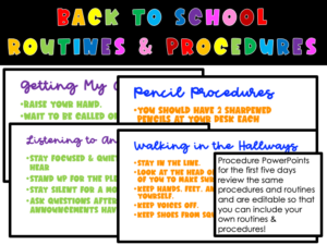 Back to School Lesson Plans | Routines Procedures - Made By Teachers