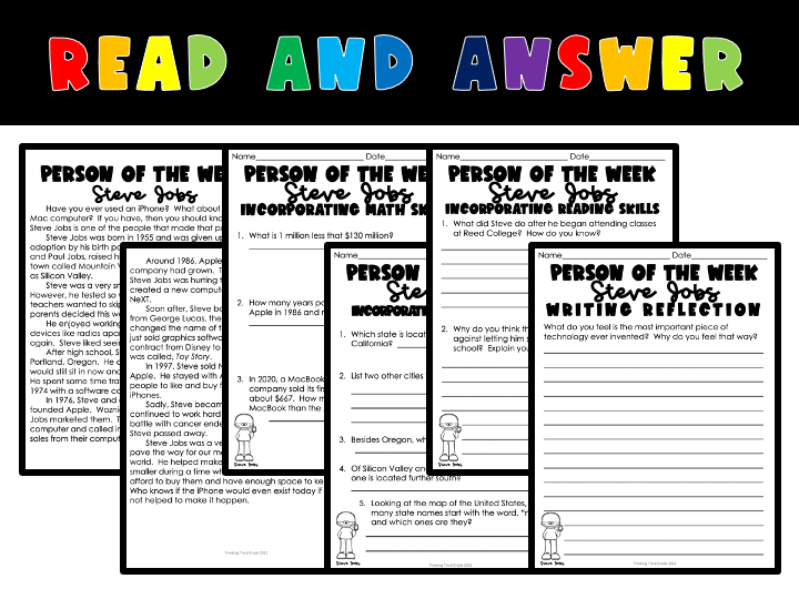 Social Studies Biography | Steve Jobs | Made By Teachers