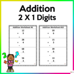 2 x 1 Addition Workheets | Made By Teachers