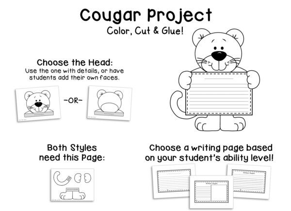 Cougar Art & Writing Project - Cougar Report | Made By Teachers