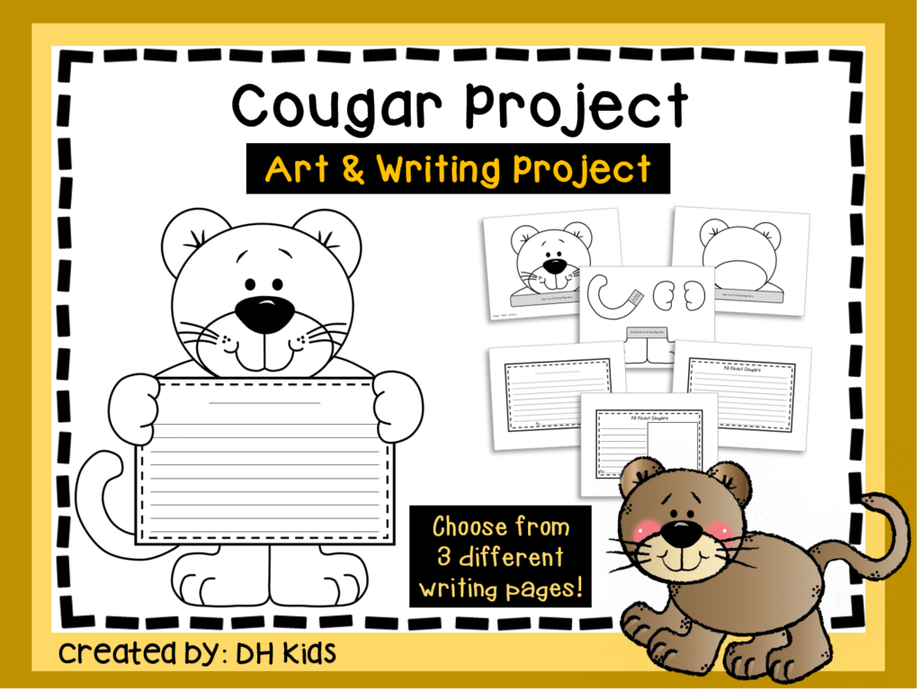 Cougar Art & Writing Project - Cougar Report | Made By Teachers