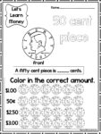 12 Printable Let's Learn Money Worksheets. Kdg.-2 - Made By Teachers