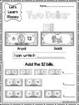12 Printable Let's Learn Money Worksheets. Kdg.-2 - Made By Teachers