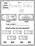 12 Printable Let's Learn Money Worksheets. Kdg.-2 - Made By Teachers
