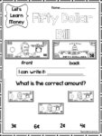 12 Printable Let's Learn Money Worksheets. Kdg.-2 - Made By Teachers