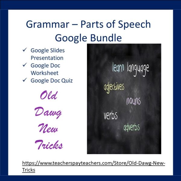 Parts of Speech Google Bundle - Made By Teachers