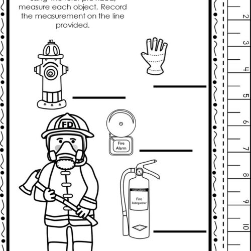 10 Printable Measuring With a Ruler Worksheets. | Made By Teachers