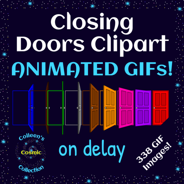 Closing on Delay Doors GIFs - Design 2 - Made By Teachers