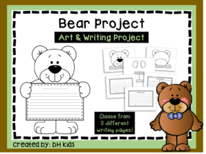 Bear Art and Writing Project - Forest Report - Made By Teachers