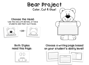 Bear Art and Writing Project - Forest Report - Made By Teachers