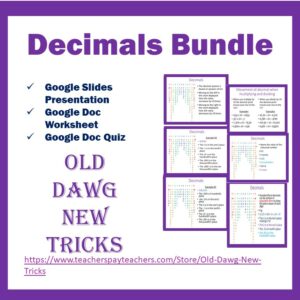 Decimals Google Bundle - Made By Teachers