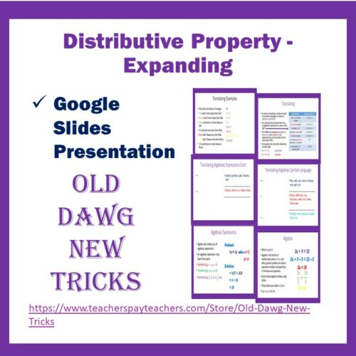 Distributive Property - Expanding Google Slides | Made By Teachers