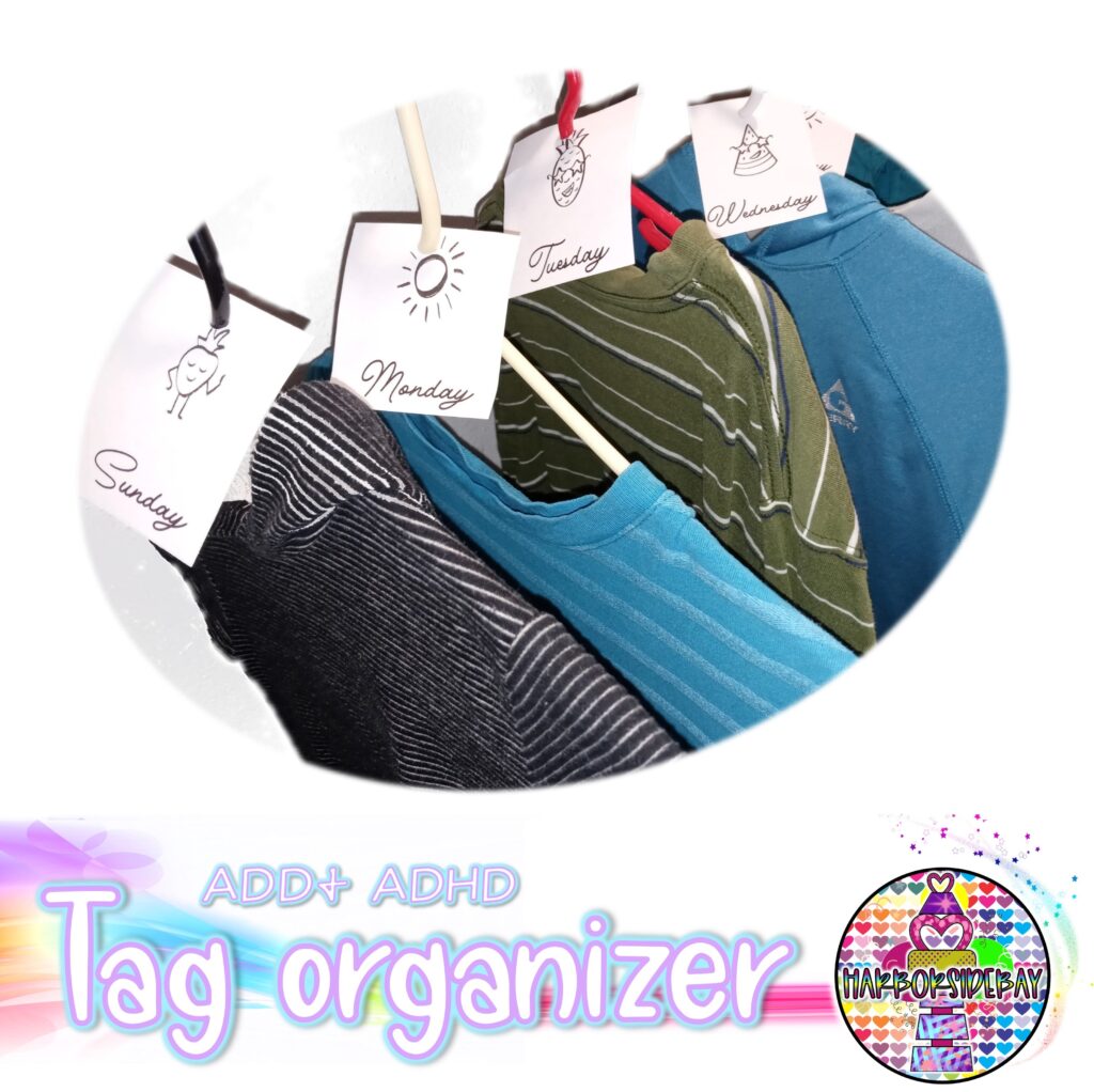 Tag organizer ADHD & ADD Tricks for living a smoot | Made By Teachers