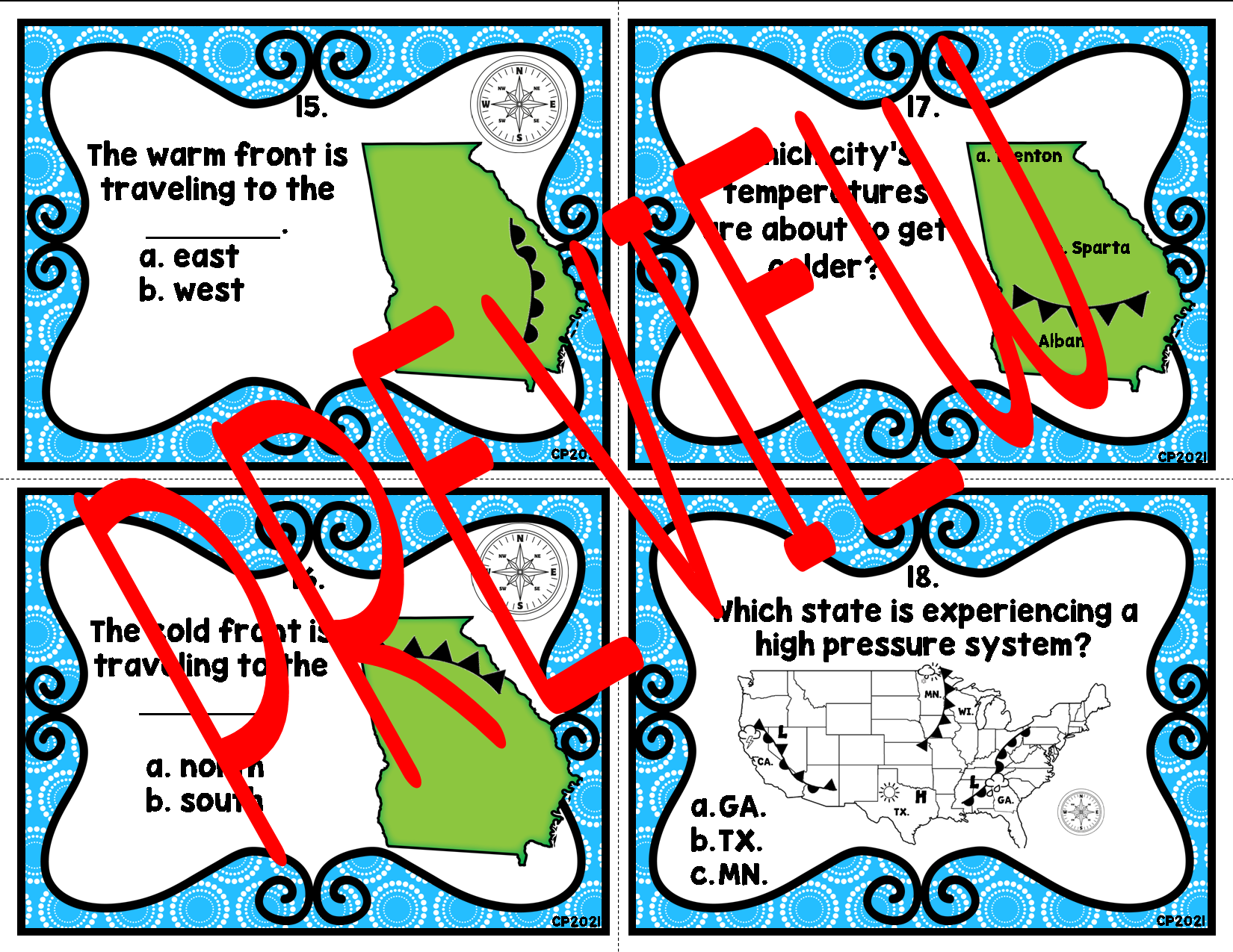 Weather Task Cards | Made By Teachers