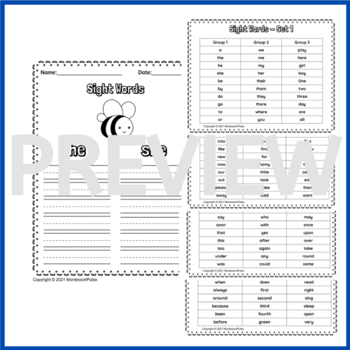 120 Sight Words Practice Worksheets - Literacy Center | Made By Teachers
