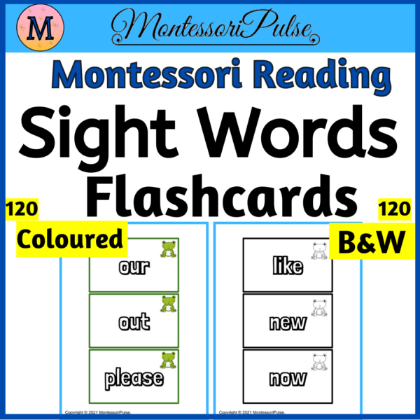 120 Sight Word Flash Cards for Literacy Center | Made By Teachers