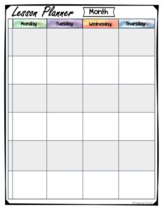 Science Teacher Planner - Made By Teachers