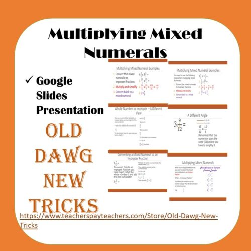 Multiplying Mixed Numerals Google Bundle - Made By Teachers