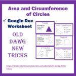 Area and Circumference of Circles Google Doc Assig - Made By Teachers