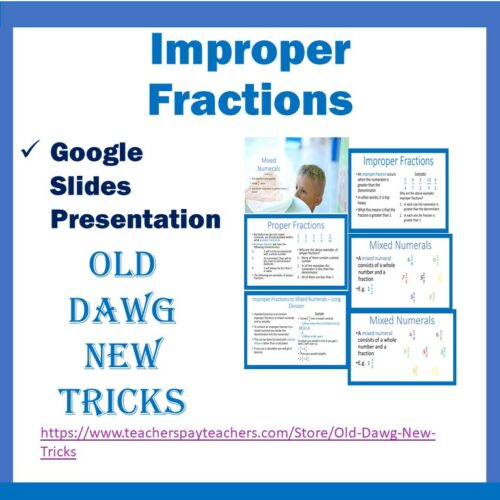 Improper Fractions Google Slides Presentation - Made By Teachers