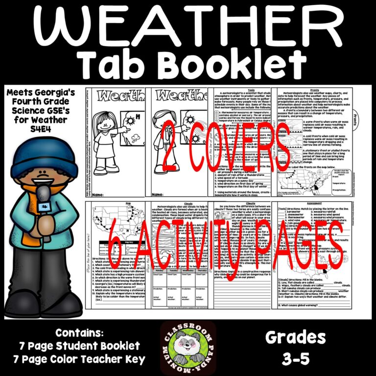 Weather Task Cards - Made By Teachers