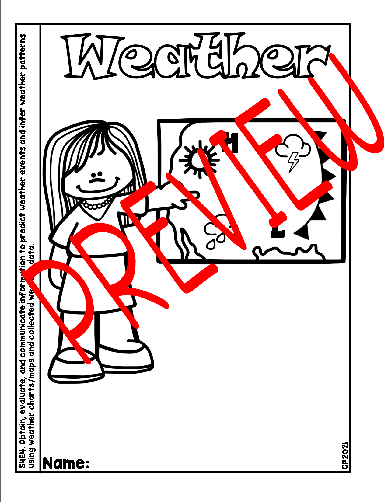 Weather Tab Booklet - Made By Teachers