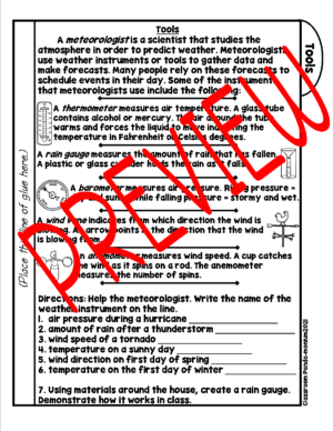 Weather Tab Booklet - Made By Teachers