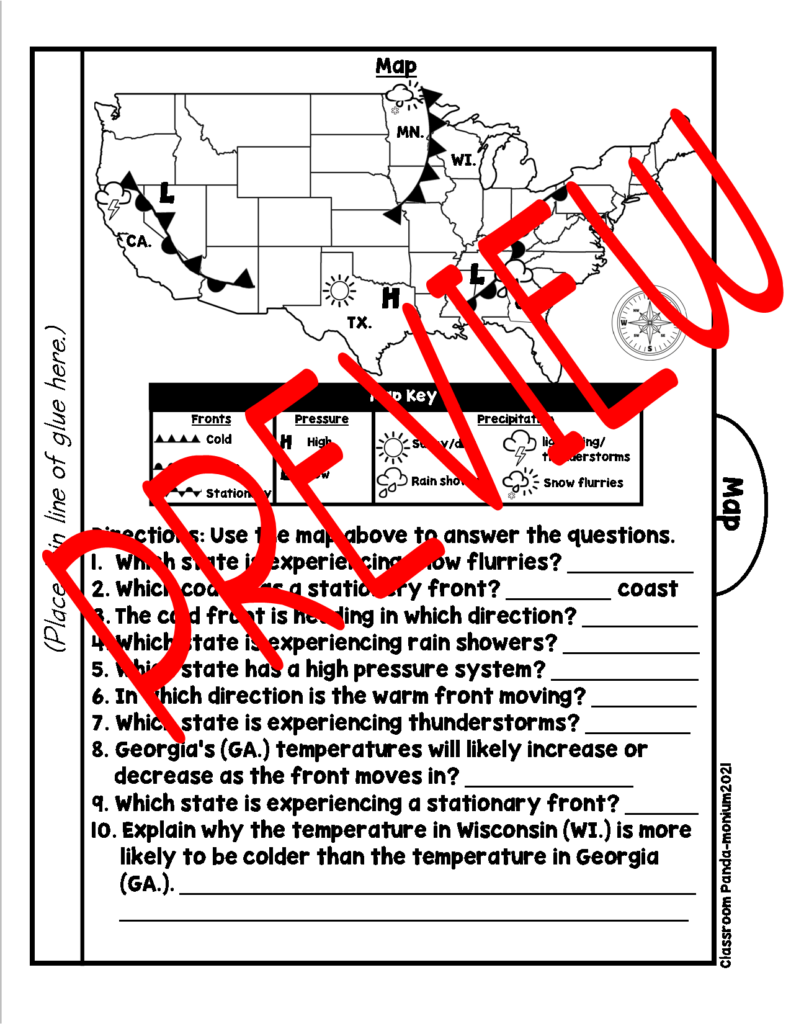 Weather Tab Booklet | Made By Teachers