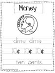 10 Printable Money Tracing Worksheets. - Made By Teachers