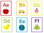 26 Printable Alphabet Flashcards. Full color - Made By Teachers