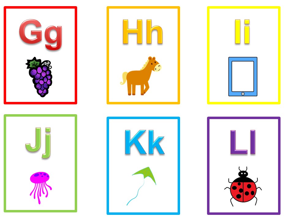 26 Printable Alphabet Flashcards. Full color | Made By Teachers