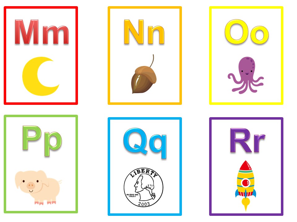 26 Printable Alphabet Flashcards. Full color | Made By Teachers