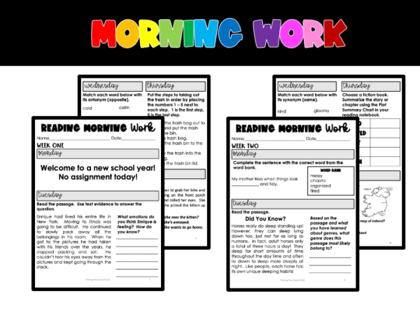 Back to School Lesson Plans l Reading Spelling - Made By Teachers