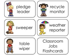 23 Classroom Jobs Flashcards and Display Labels | Made By Teachers
