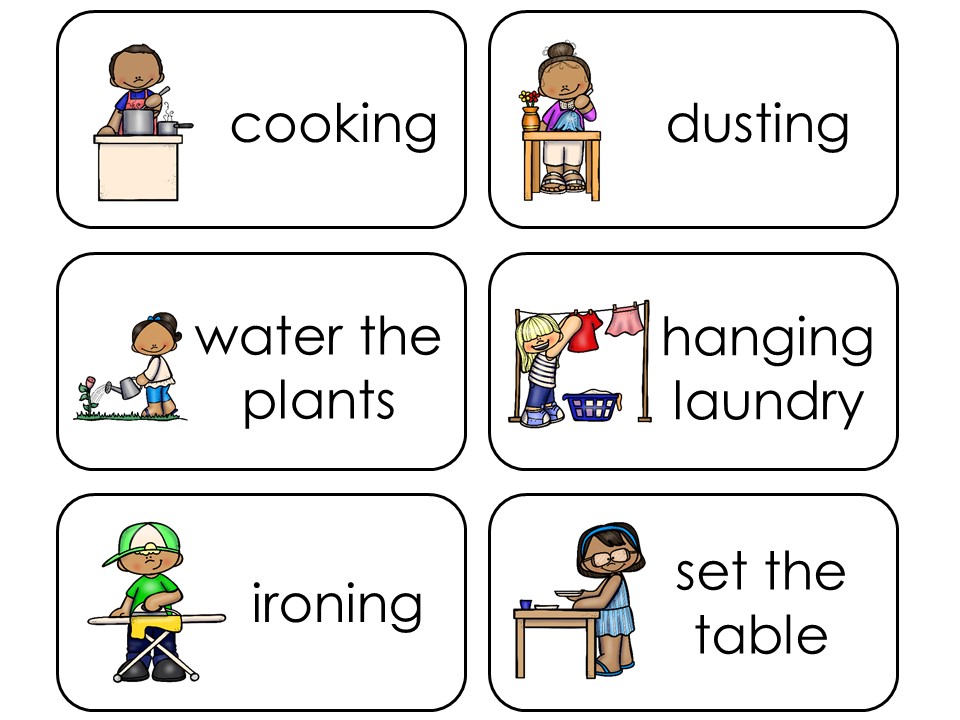 23 Helping At Home Chores Flashcards Made By Teachers 23 Helping At Home Chores Flashcards Made By Teachers