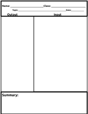 Maximize Learning Cornell Notetaking Templates Tools for Middle & HS ...